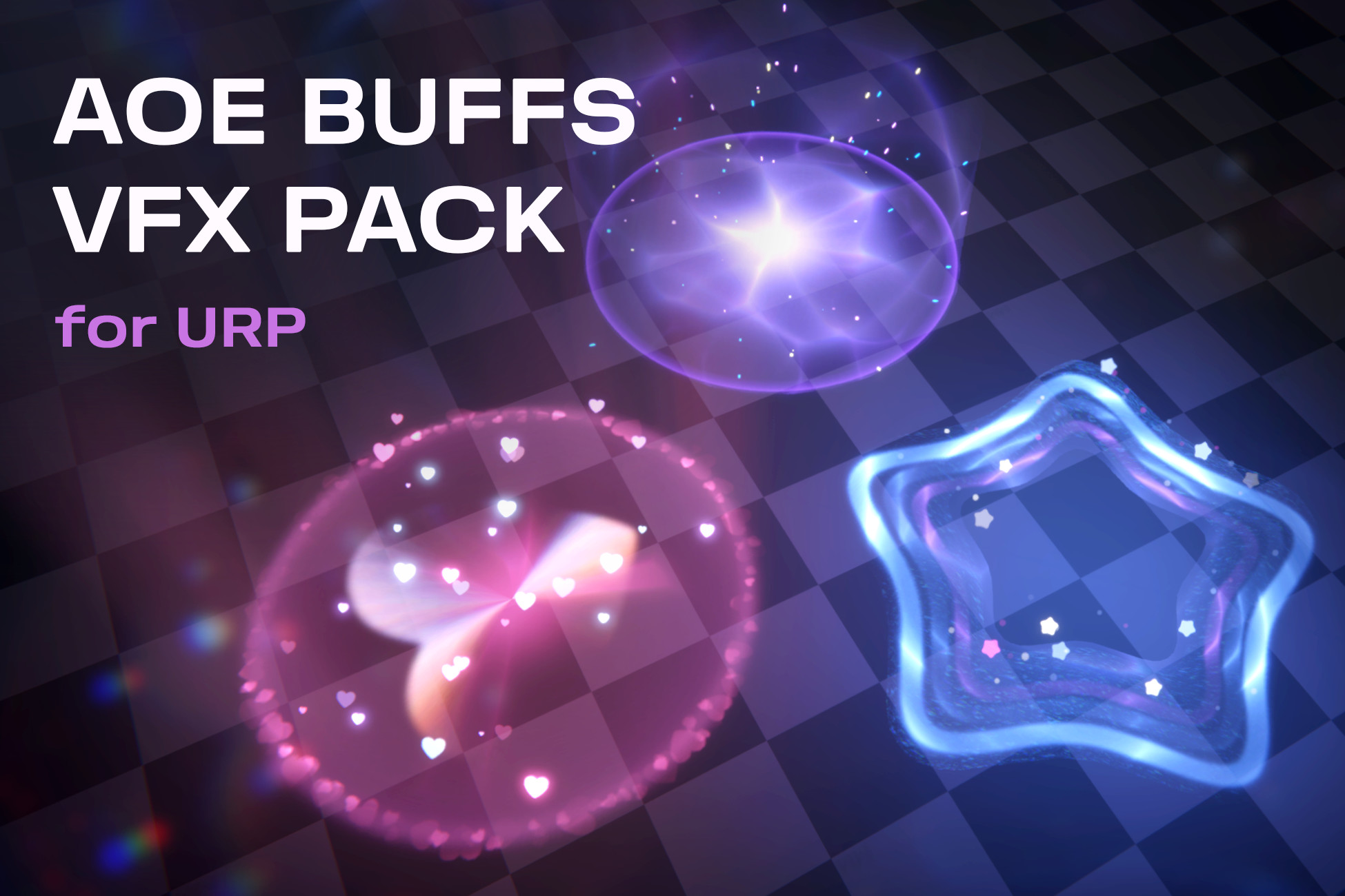AOE Buffs VFX Pack for URP | Spells | Unity Asset Store