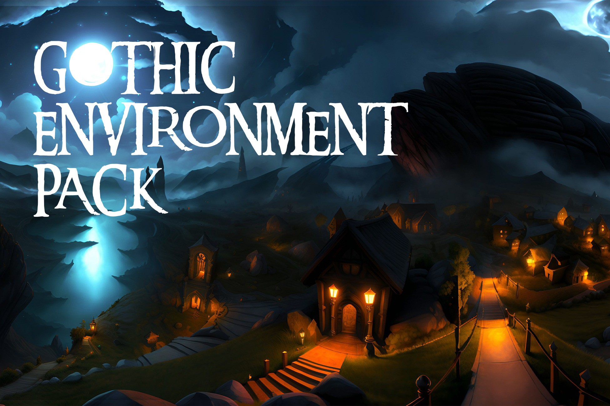 Gothic Environment Background Pack (Pack of 50) | 2D Environments ...