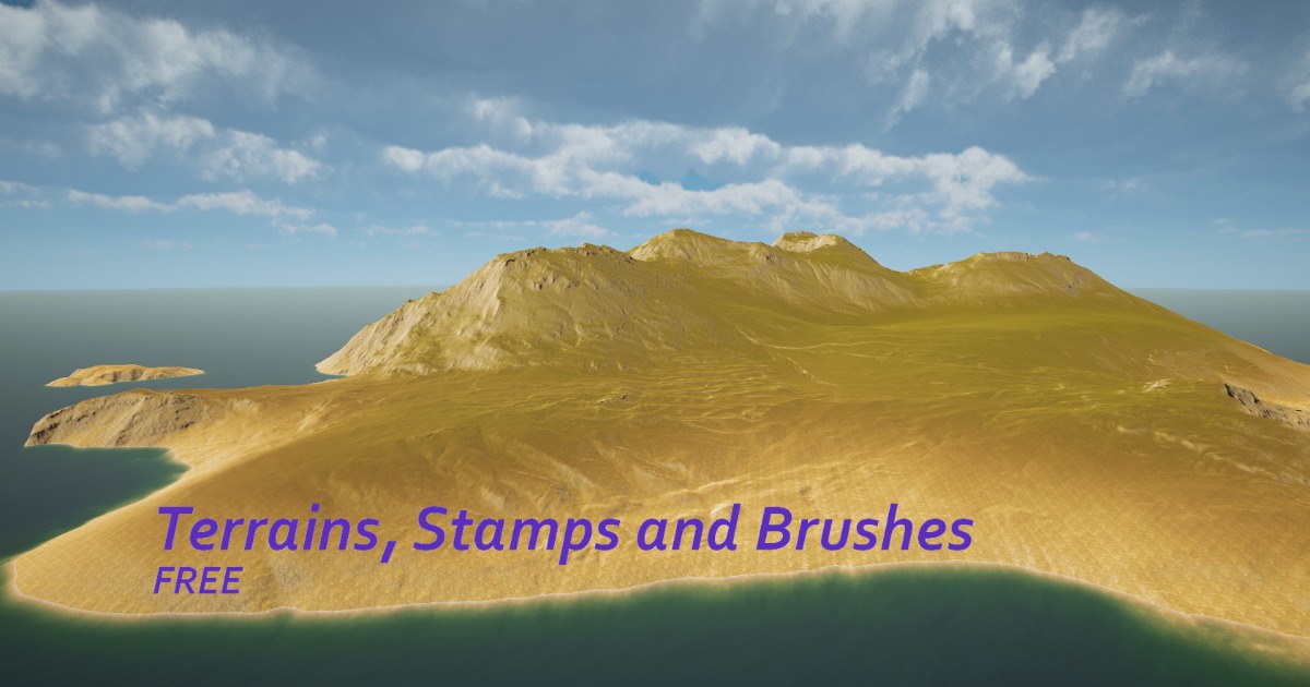 Small Islands - Terrains, Stamps and Brushes | 3D Landscapes | Unity ...