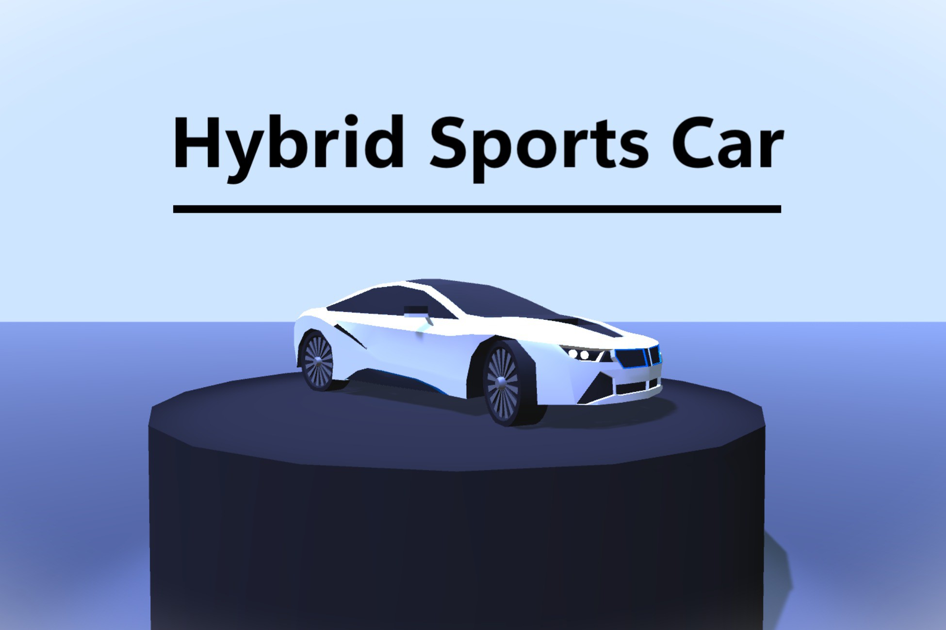 Free Low Poly Sports Car | 3D Land | Unity Asset Store