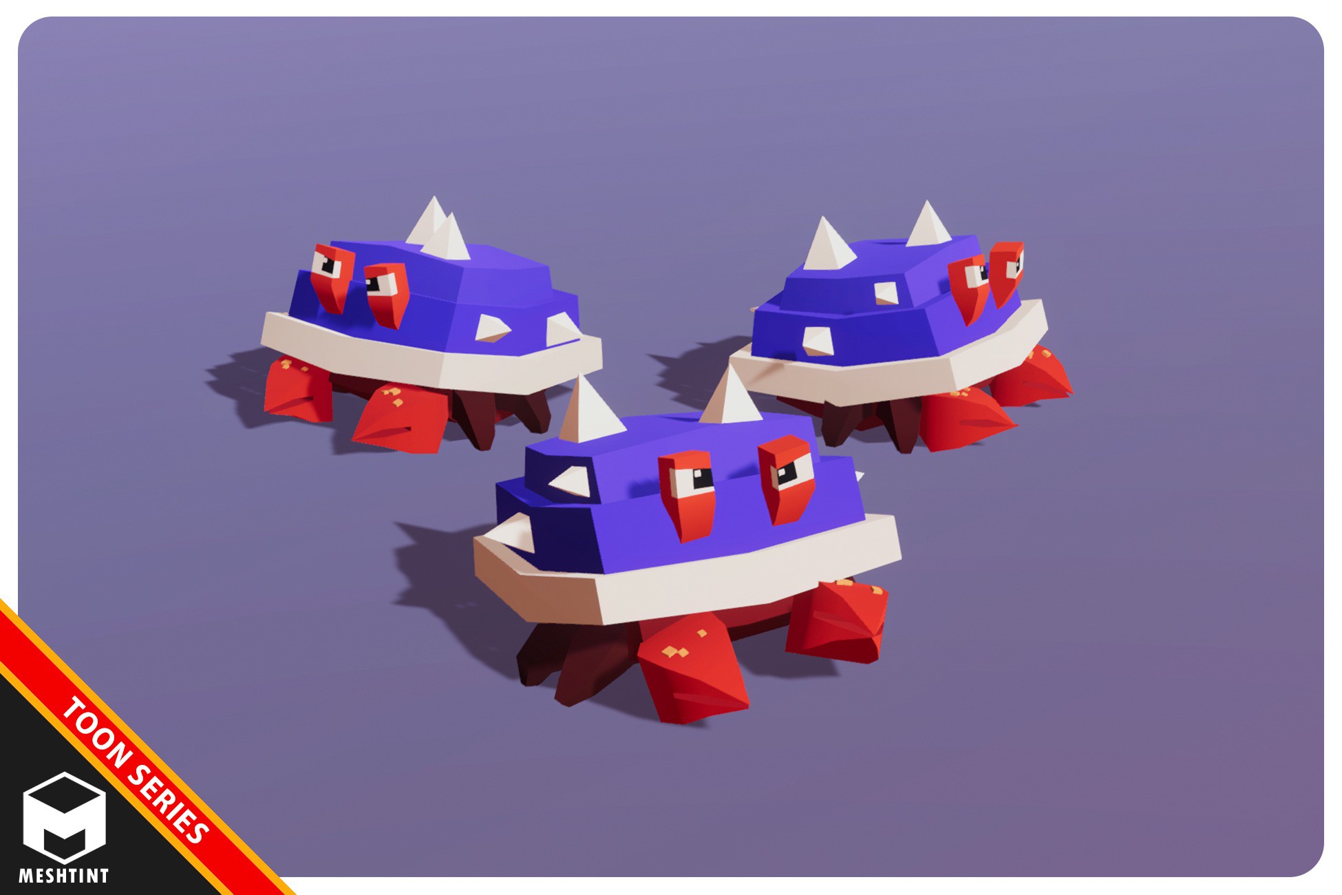 Spike Crab Toon Series | 3D Animals | Unity Asset Store