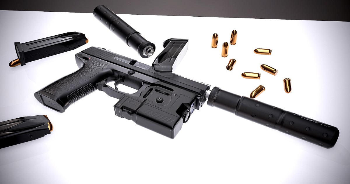 MK 23 SOCOM | 3D Guns | Unity Asset Store