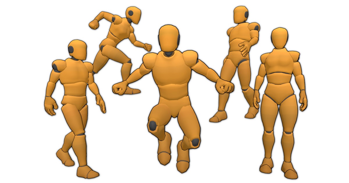 Human Basic Motions | 3D Animations | Unity Asset Store