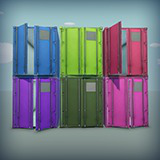 Stylized Shipping Container