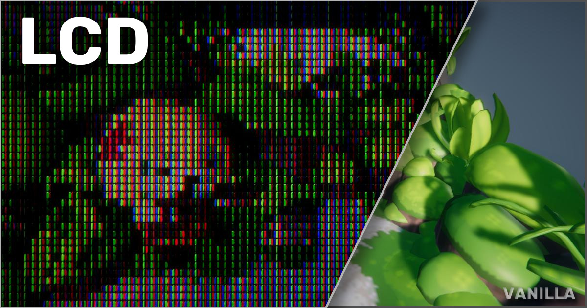 Retro: LCD | Fullscreen & Camera Effects | Unity Asset Store