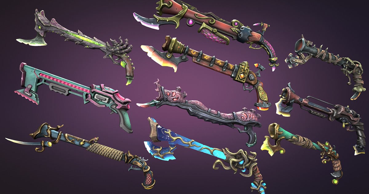 Fantasy muskets | 3D Weapons | Unity Asset Store