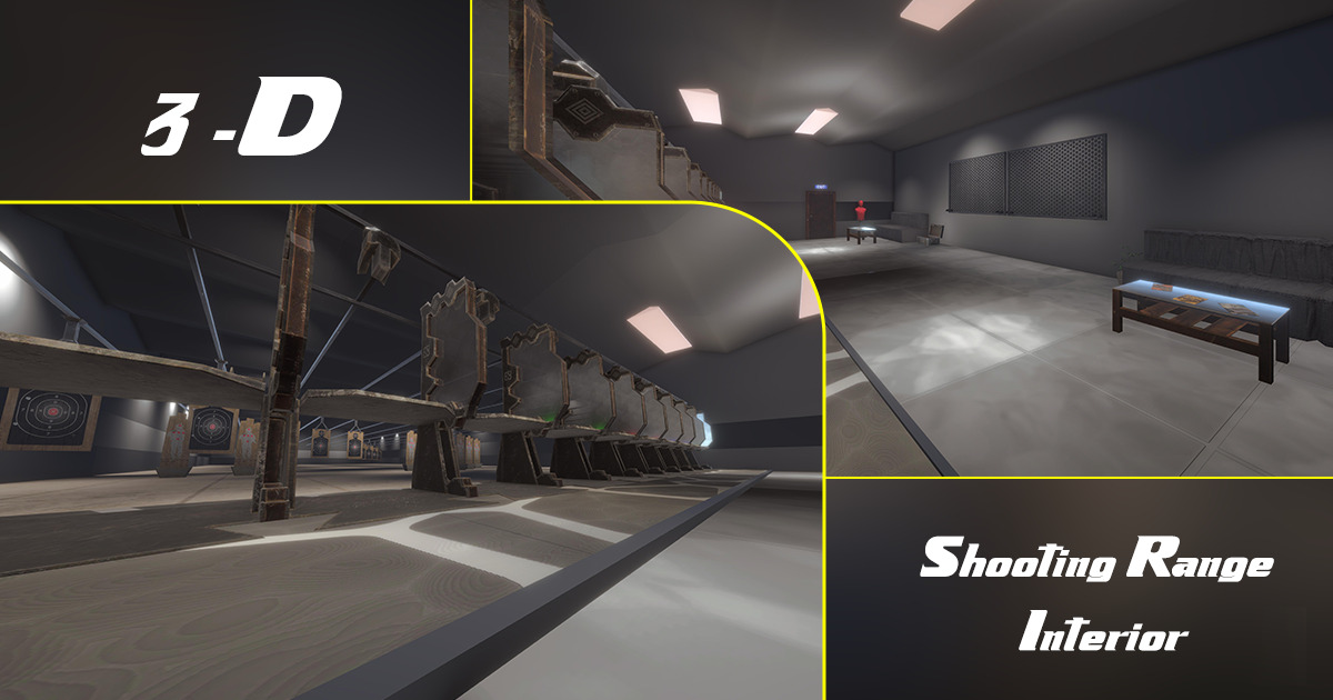 Shooting Range Interior | 3D Environments | Unity Asset Store
