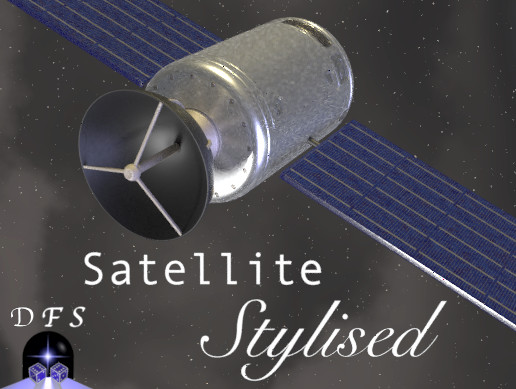 Satellite - Stylised | 3D Space | Unity Asset Store