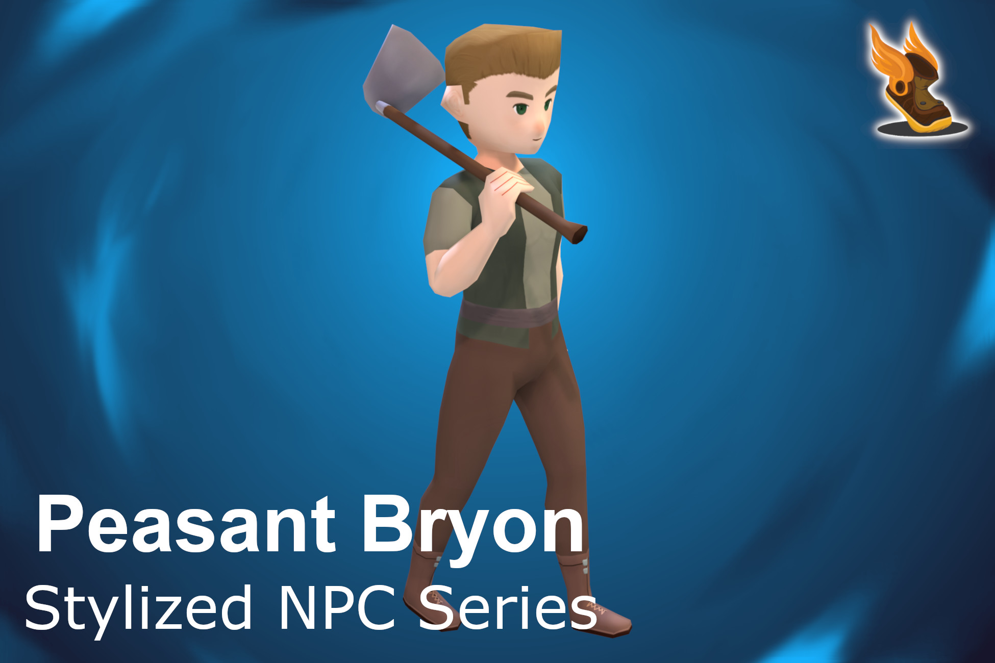 Stylized NPC - Peasant Bryon | Characters | Unity Asset Store