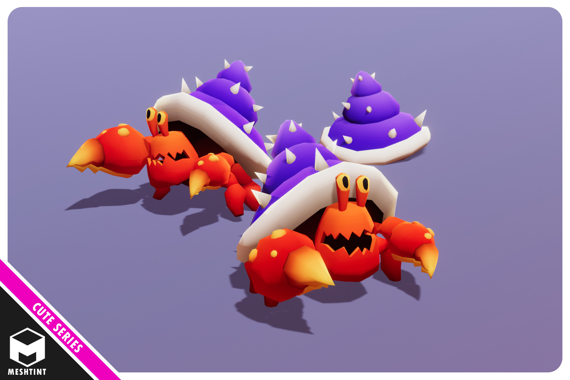 Hermit King Cute Series | 3D Creatures | Unity Asset Store