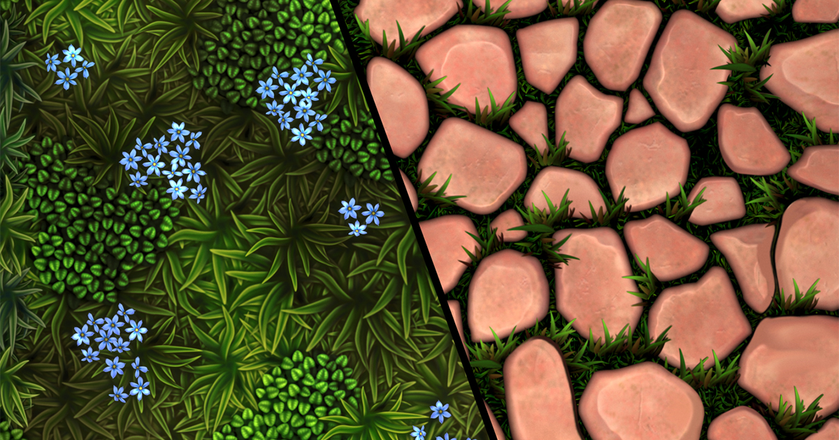 Hand Painted Seamless Ground Texture | 2D Floors | Unity Asset Store