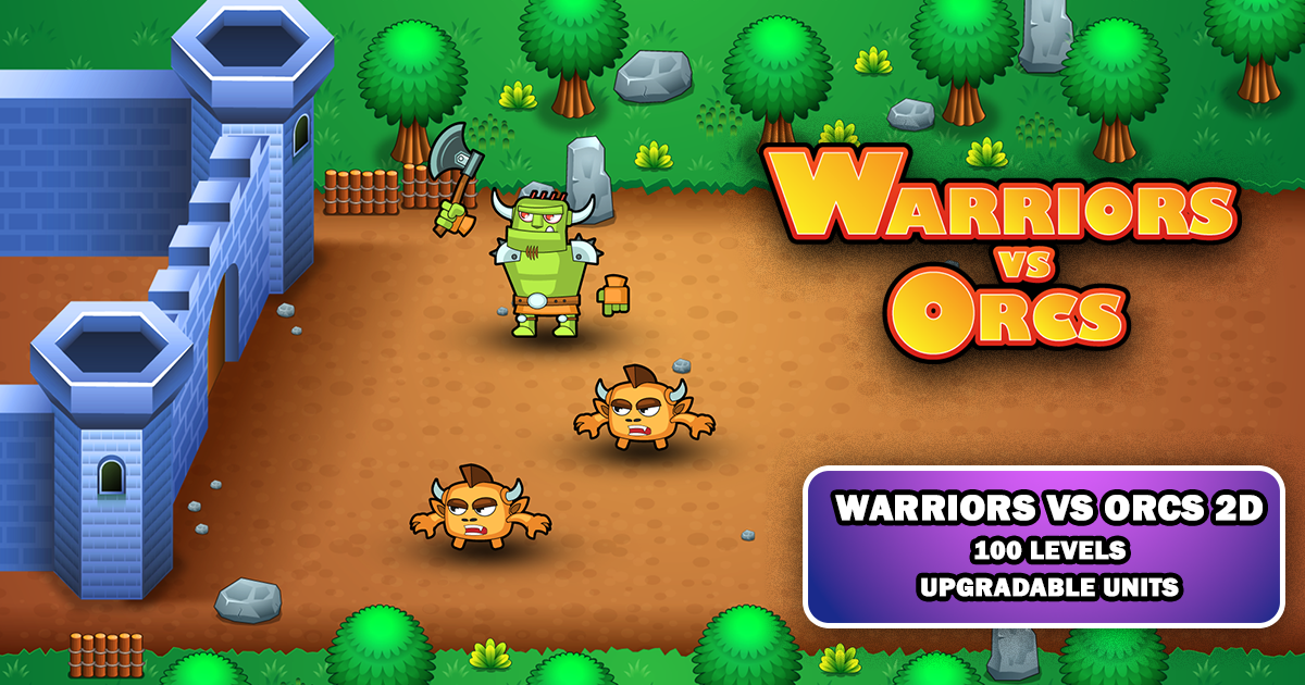 Warriors VS Orcs 2D - Game Template | Packs | Unity Asset Store