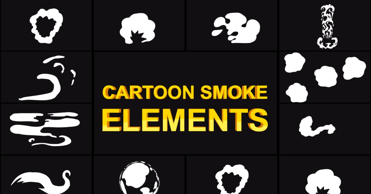 Cartoon Smoke Elements Pack 火焰与爆炸 Unity Asset Store