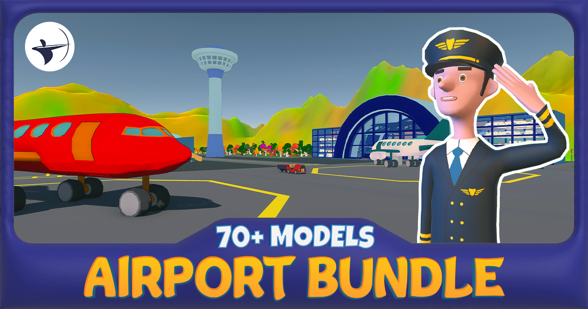 Airport Planes and Flight Crew Pack | 3D 도시 | Unity Asset Store