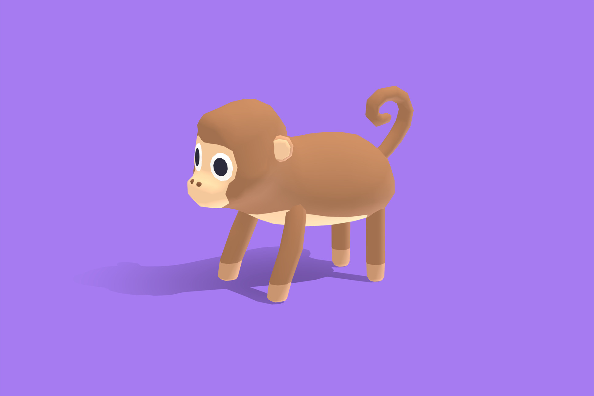 Monkey - Quirky Series | 角色 | Unity Asset Store
