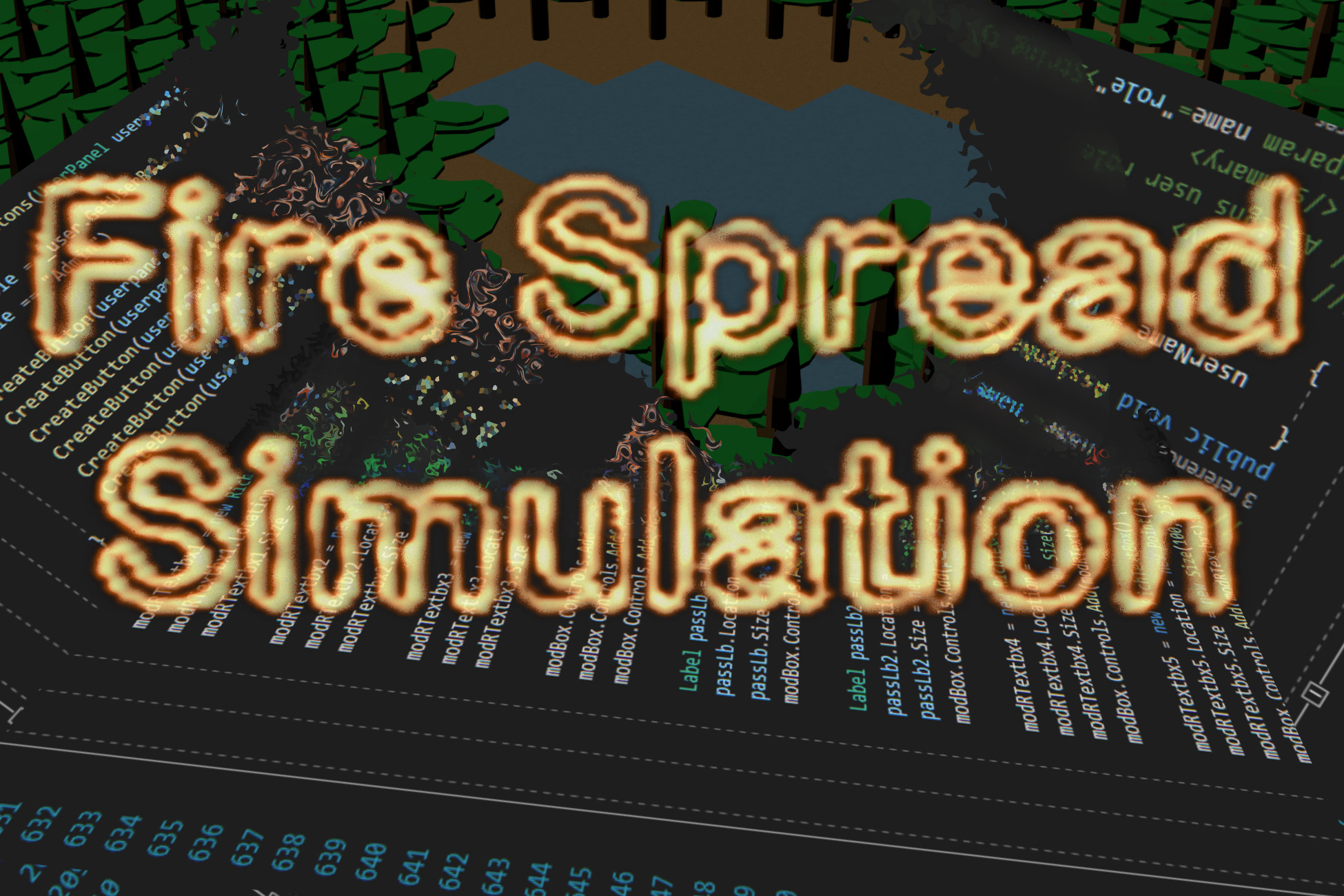 Fire Spread Simulation - cellural automaton | Behavior AI | Unity Asset Store