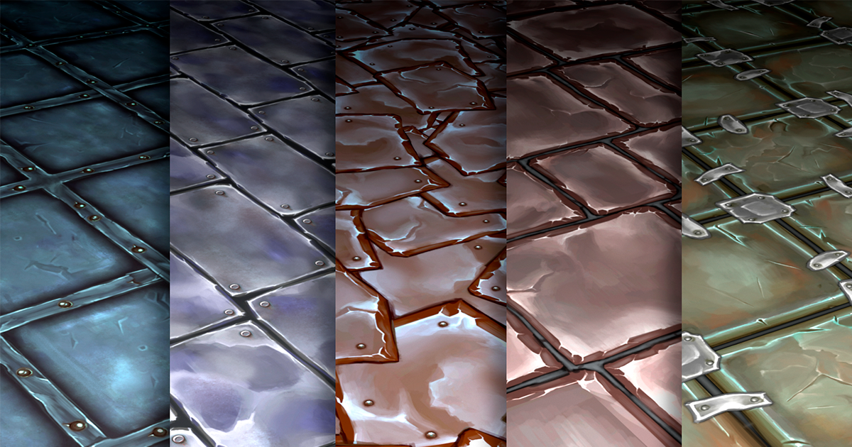 Texture Set Vol.37 Hand Painted Tiles | 2D Tiles | Unity Asset Store