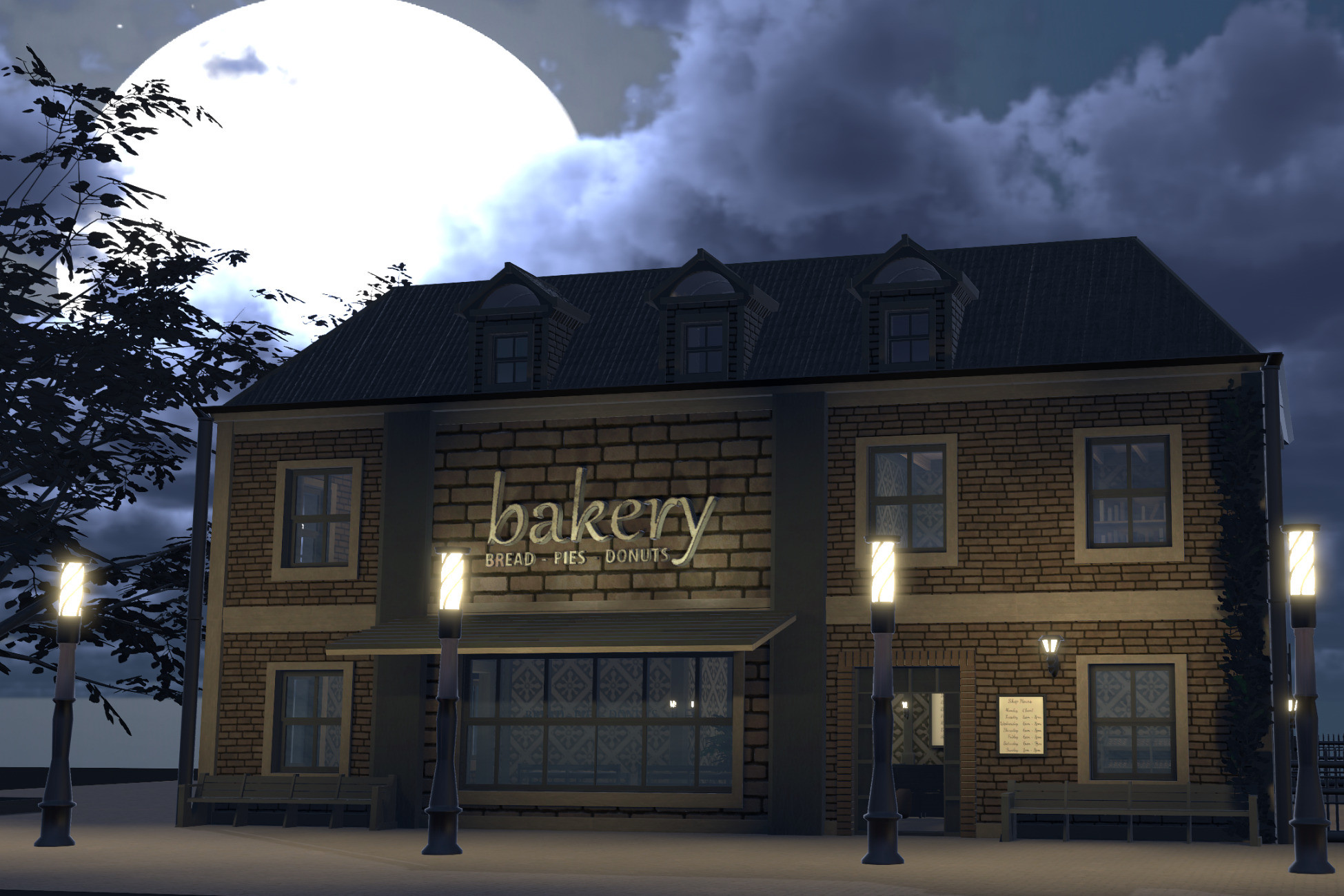 SP Bakery: Brick Buildings Kit | 3D Industrial | Unity Asset Store