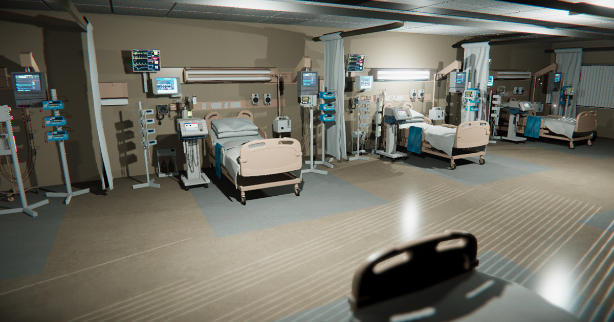 Hospital Ward | 3D Industrial | Unity Asset Store
