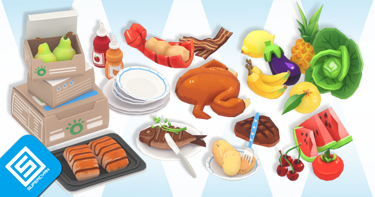Item Pack: Foods | 3D Food | Unity Asset Store