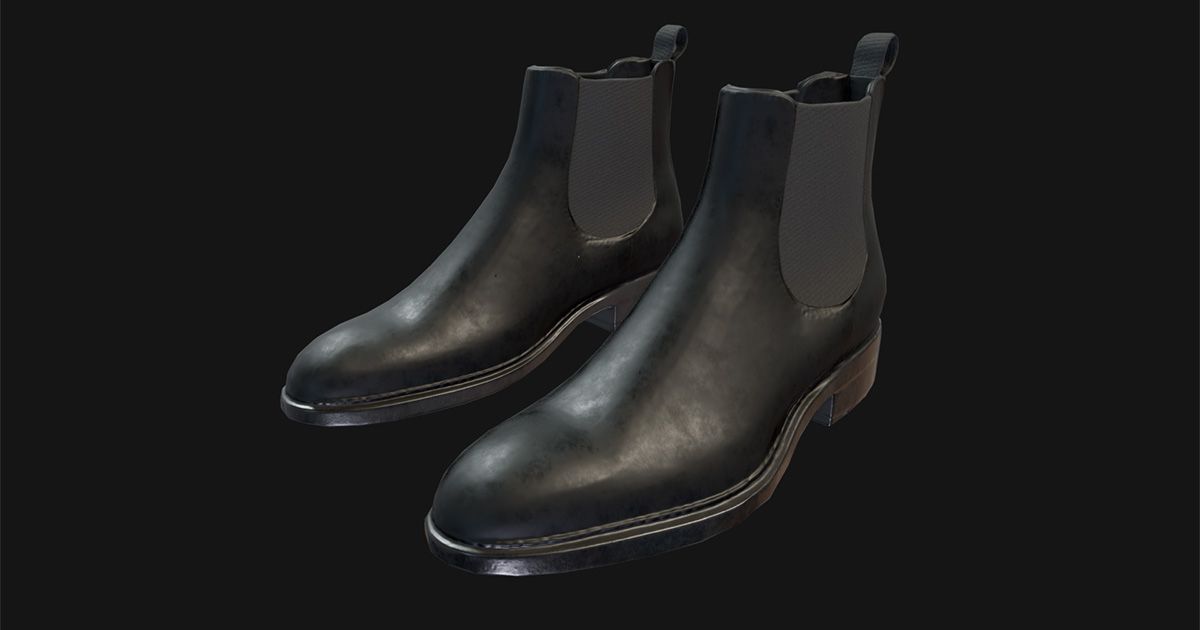 Chelsea Leather Boots – Game-Ready 3D Model | Props | Unity Asset Store