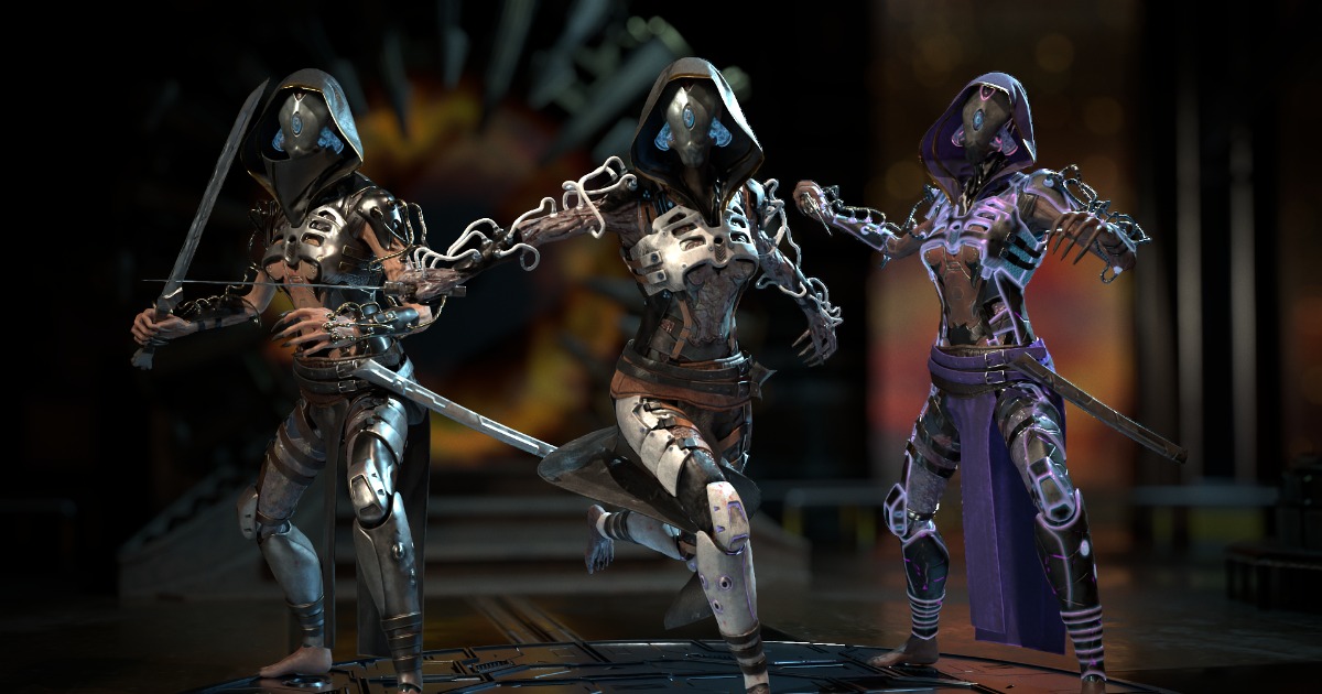 Biomechanical monster girl | Characters | Unity Asset Store