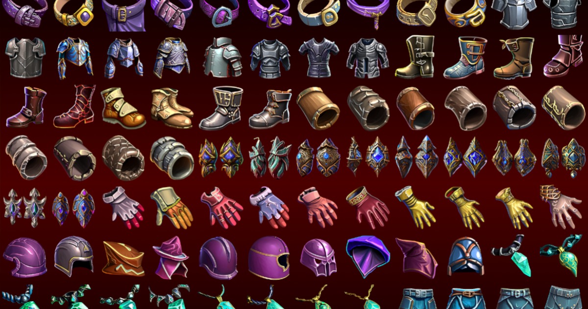 110 Free Armor And Jewelry Icons | 2D Icons | Unity Asset Store