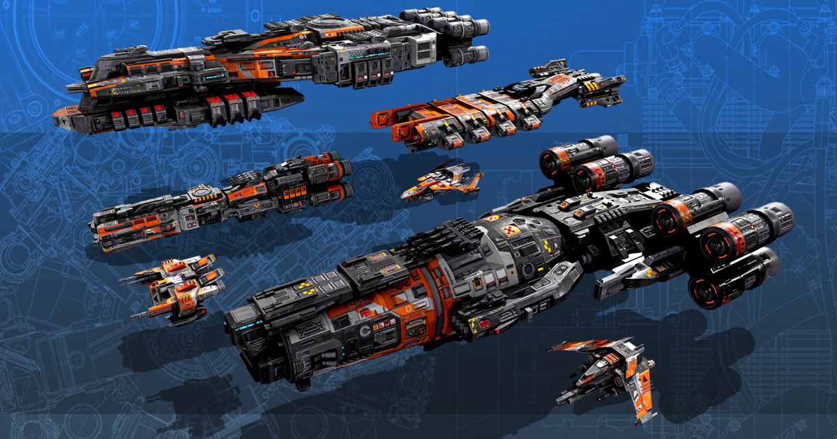 Spaceships Vol. #11 | 3D Space | Unity Asset Store