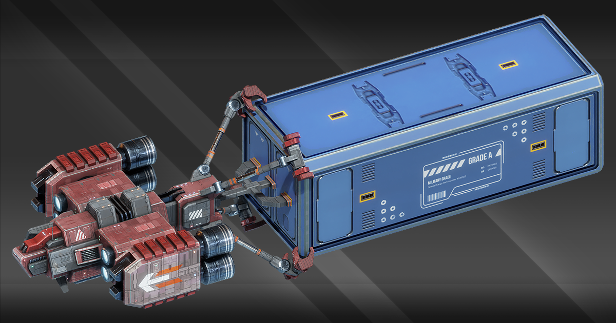 Spaceship CH12 Cargo Hauler | 3D Space | Unity Asset Store