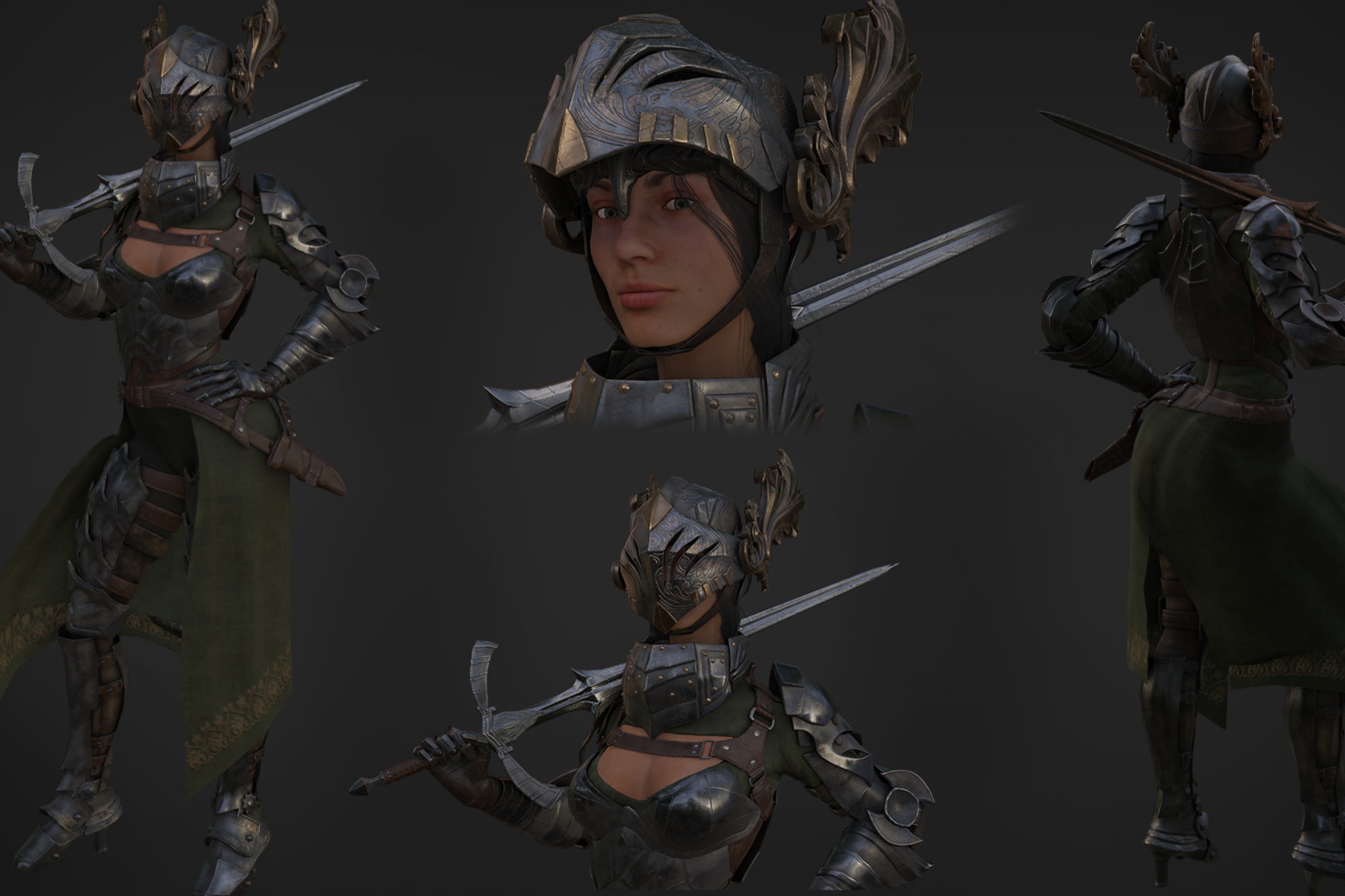 Girl Knight | Characters | Unity Asset Store