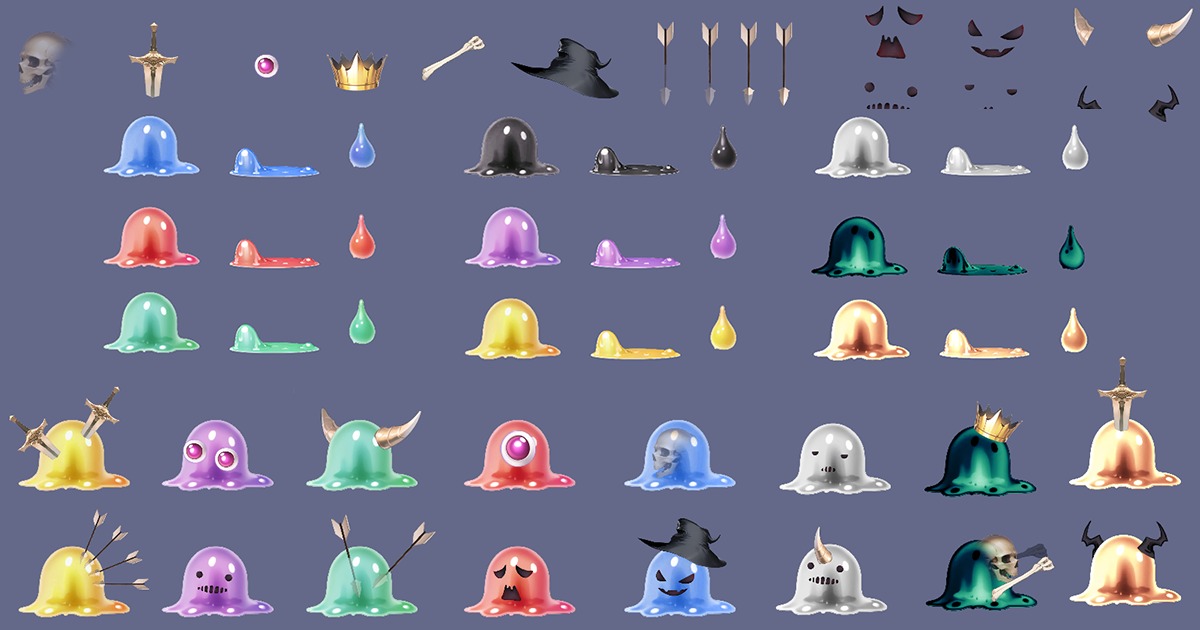 2D_Monster_RealSlime | 2D Characters | Unity Asset Store