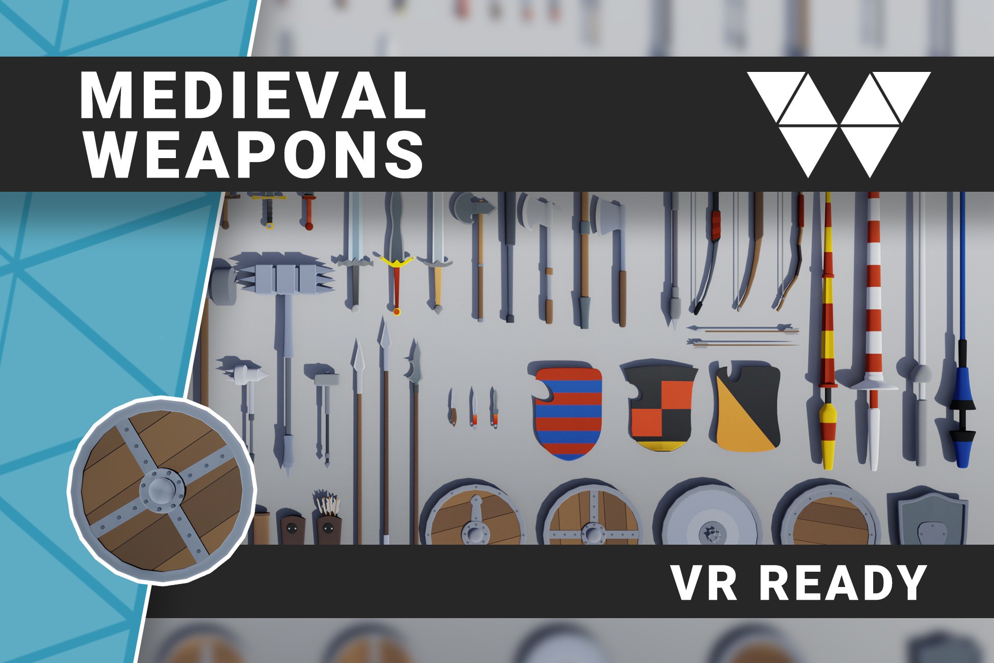Low-poly Medieval Weapons | 3D Weapons | Unity Asset Store