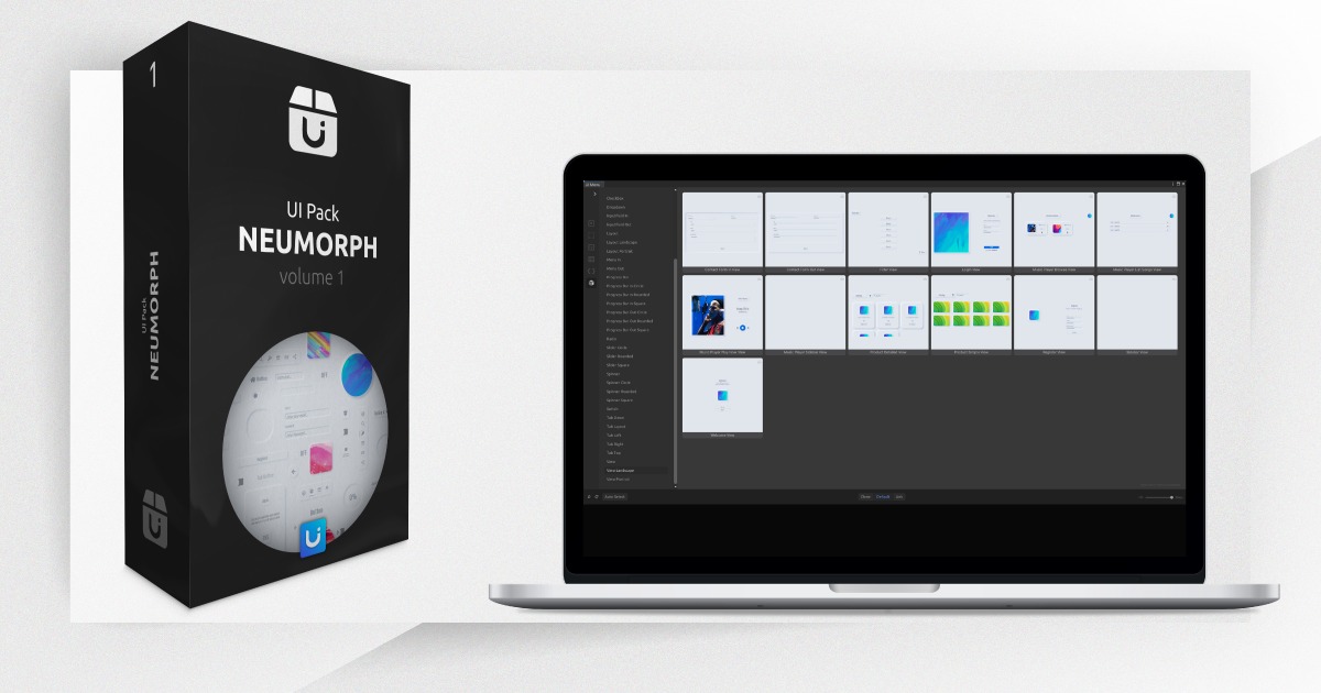 Ui Pack Neumorph 1 Doozy Ui Addon 2d Gui Unity Asset Store