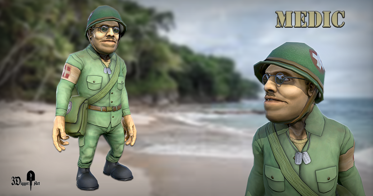 Soldier Medic | 3D Characters | Unity Asset Store