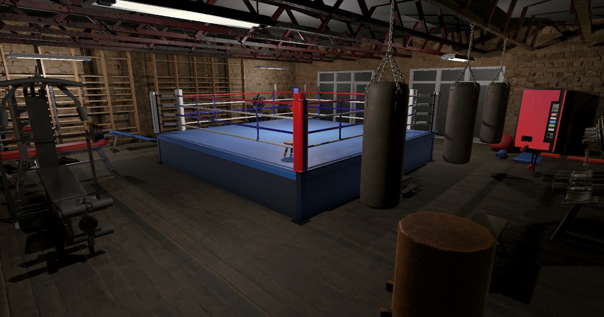 Boxing Gym | 3D Characters | Unity Asset Store