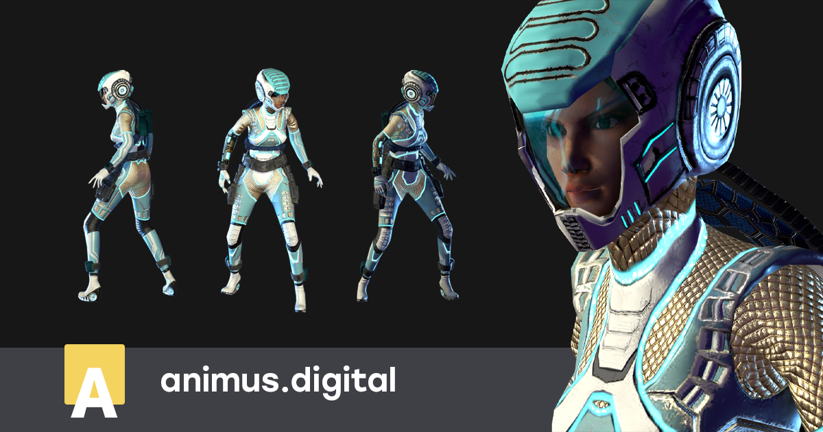 Sci-fi Female Action Pack | 3D Animations | Unity Asset Store