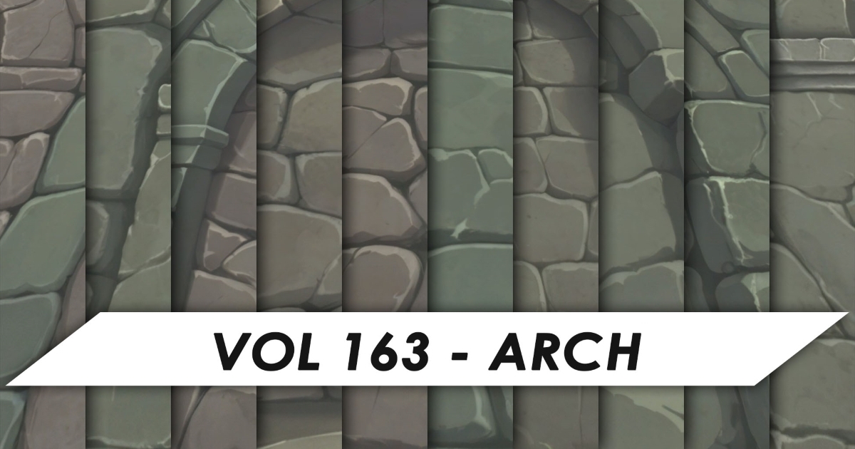 Stylized Textures - Vol 163 - Arch | 2D Textures & Materials | Unity ...
