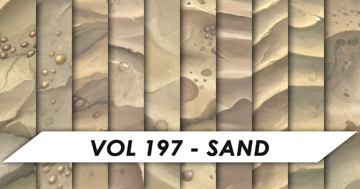 Stylized Textures - Vol 197 - Sand | 2D Textures & Materials | Unity ...