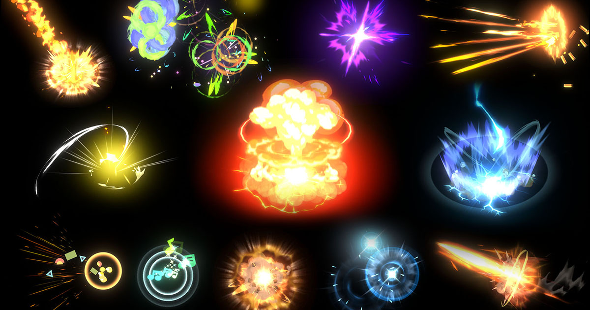 Game VFX - Cartoon Skill Collection(Built-in) | VFX Particles | Unity ...