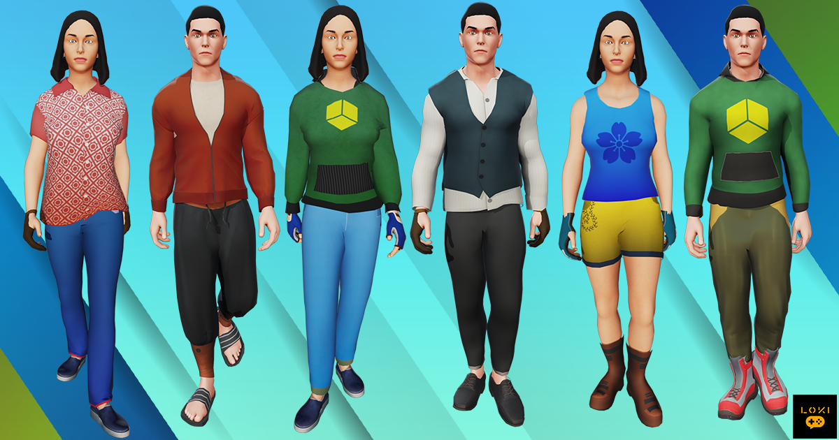 3D Stylized Characters & Wardrobes | 3D Humanoids | Unity Asset Store