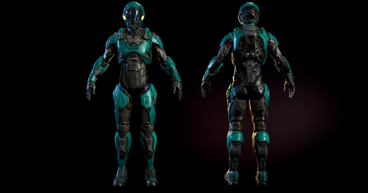 Space Male 02 | Characters | Unity Asset Store