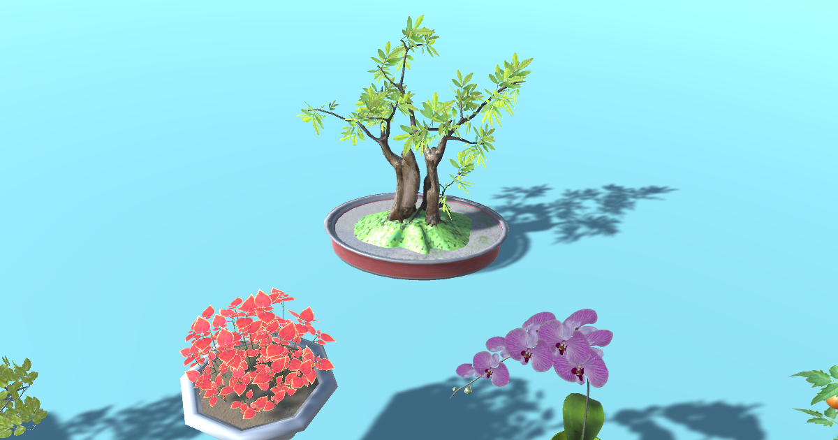 Bonsai tree, plant and flowers asset | 3D Characters | Unity Asset Store