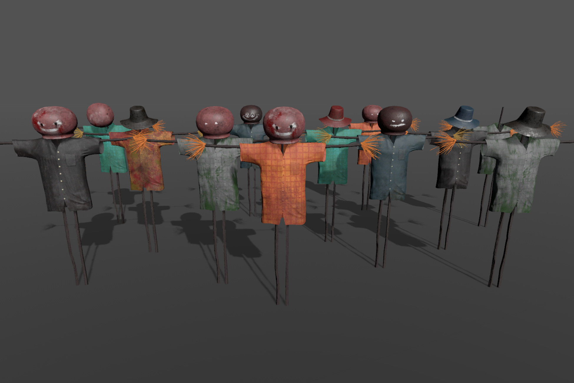 Scare Crow Extended PACK | 3D Creatures | Unity Asset Store