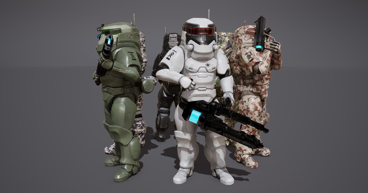 SCI FI: JUGGERNAUT | Characters | Unity Asset Store