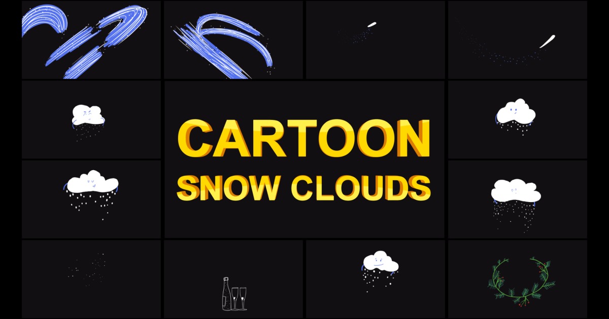 Cartoon Snow Clouds | VFX | Unity Asset Store