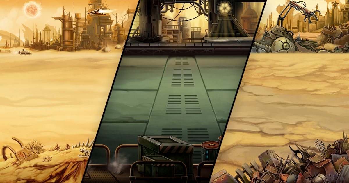 Futuristic Backgrounds #2 | 2D Environments | Unity Asset Store