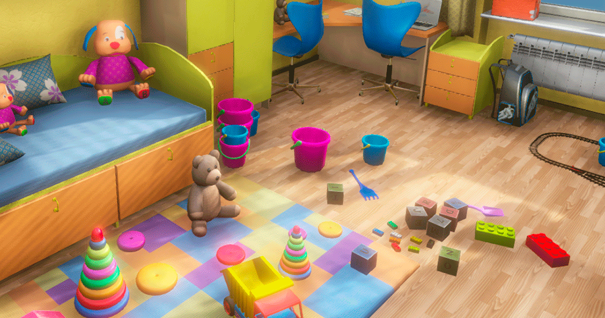 Kids Room - Interior | 3D Interior | Unity Asset Store
