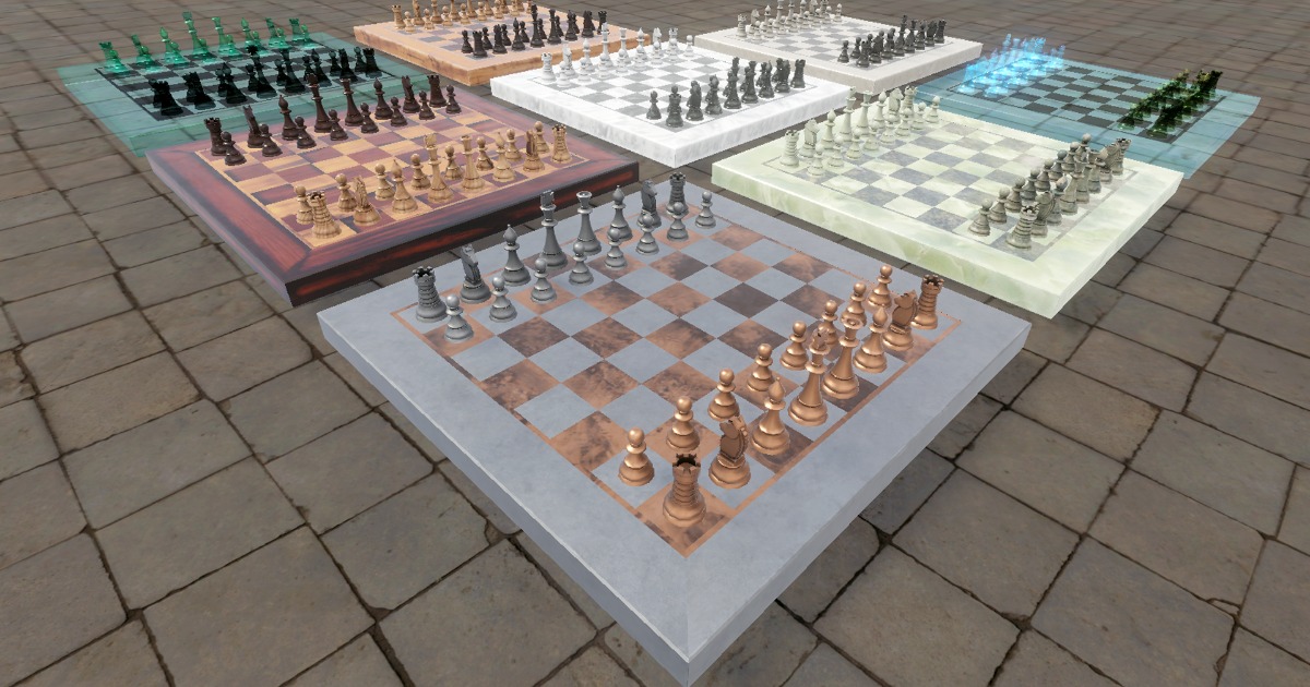 Chess Set : Chess Boards & Chess Pieces | 3D 小道具 | Unity Asset Store