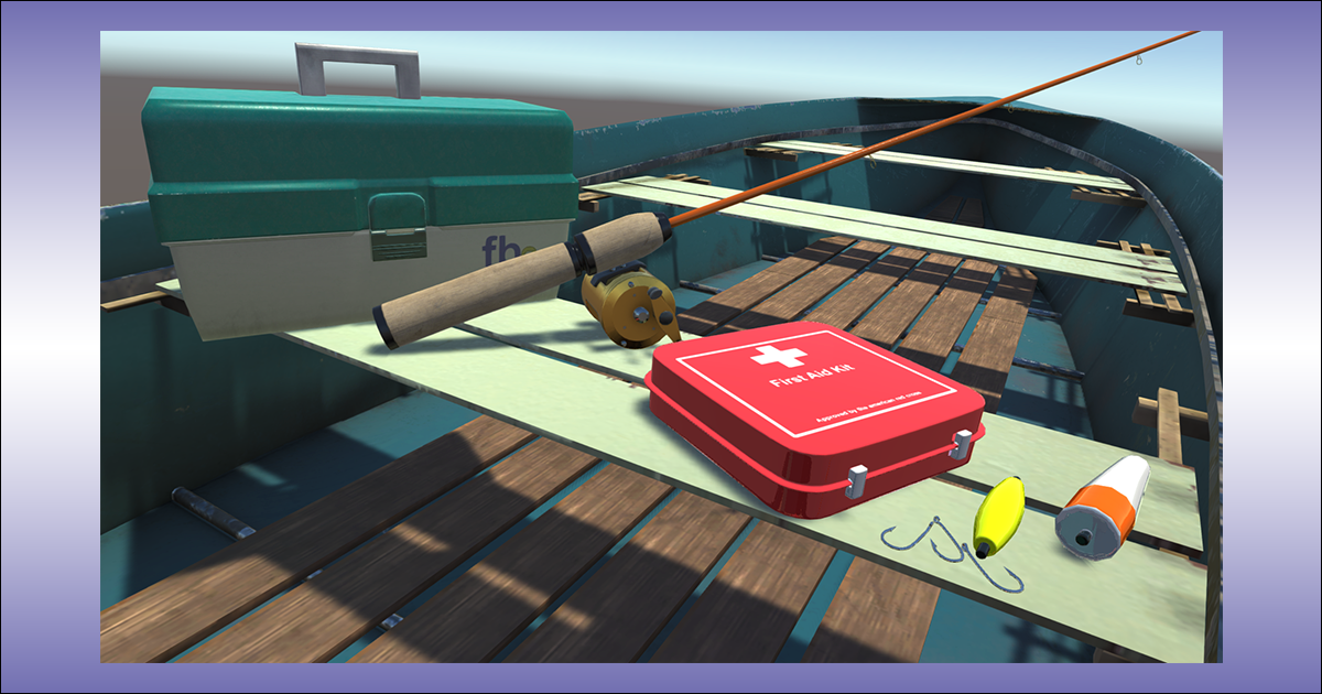 Fishing Gear Pack PBR | 3D Exterior | Unity Asset Store