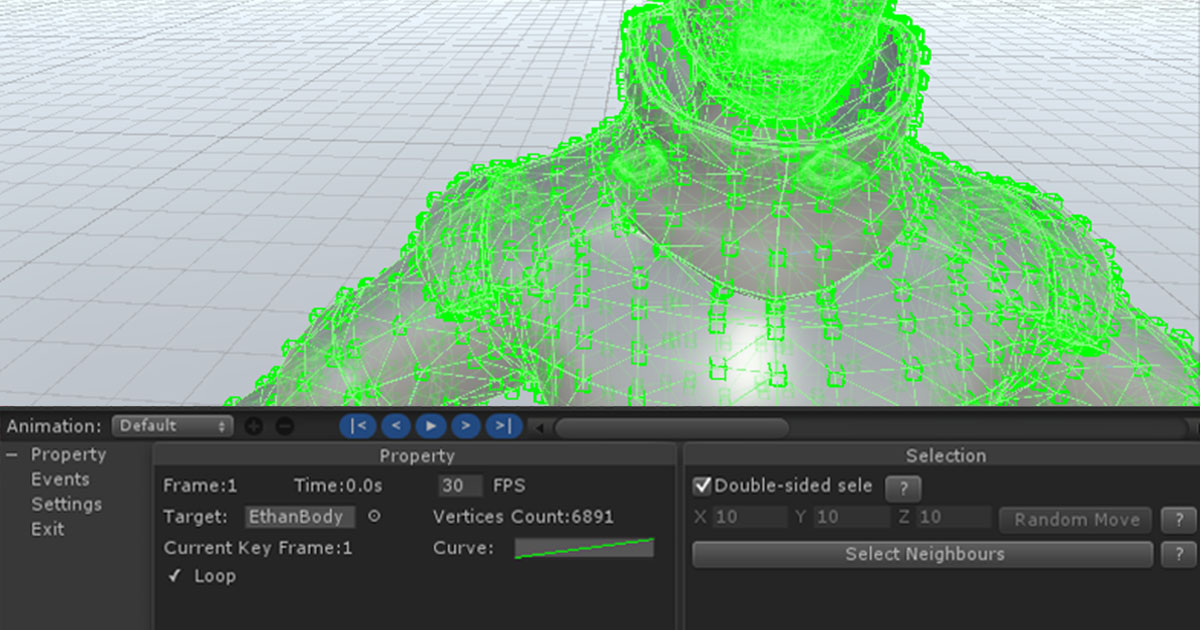Vertices Animation Timeline Editor | Animation Tools | Unity Asset Store